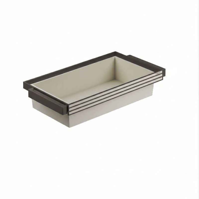 MJMLD Shallow Pull-out Wardrobe Basket LB-3 | MDF & PVC Drawer ...