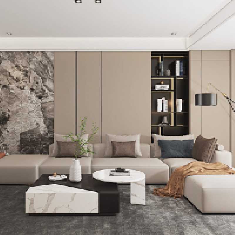 PVC Clad MDF Board Modular Wall Cladding Panel Custom Sizes 6-18mm