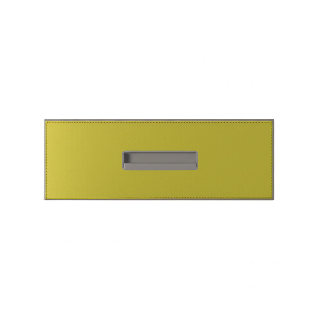 Customizable Eco Leather Front Drawer Panel ENF Grade MDF / Particle Board