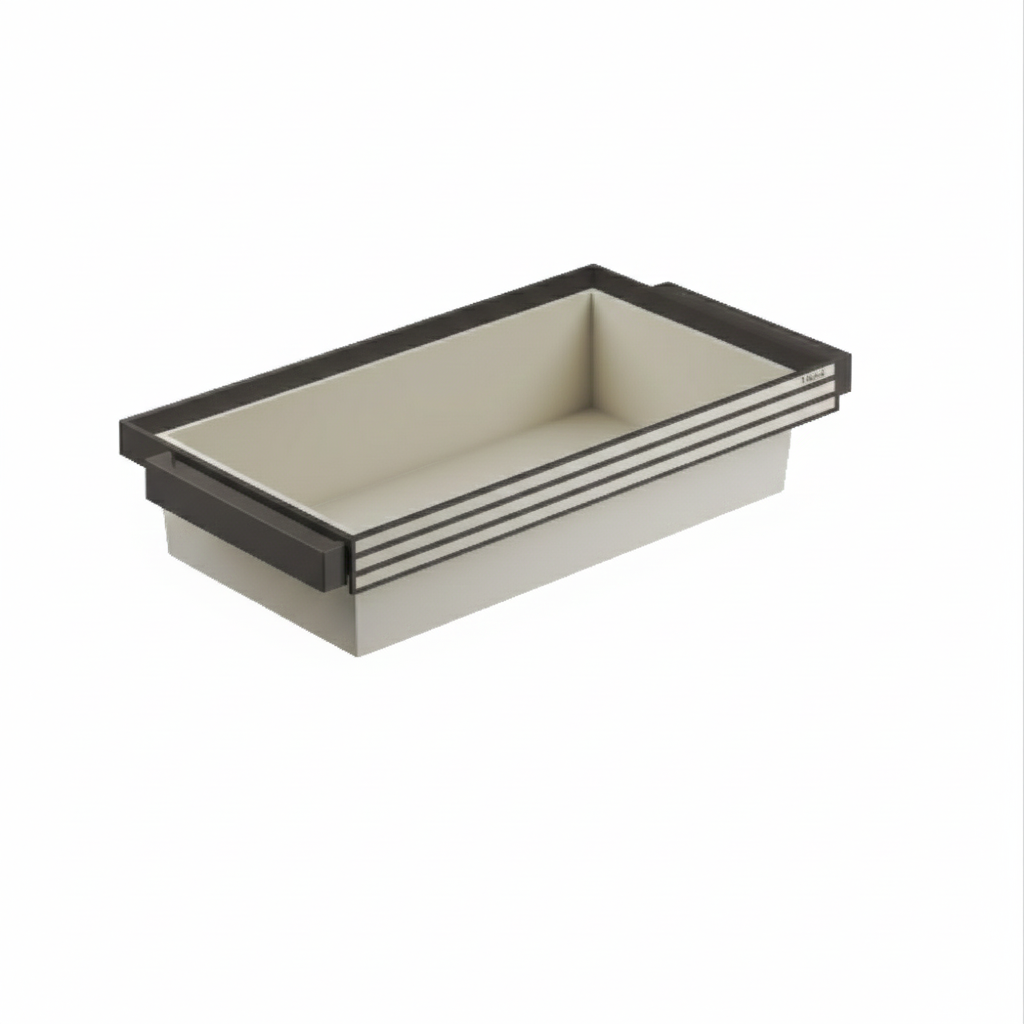MJMLD Shallow Pull-out Wardrobe Basket LB-3 | MDF & PVC Drawer ...